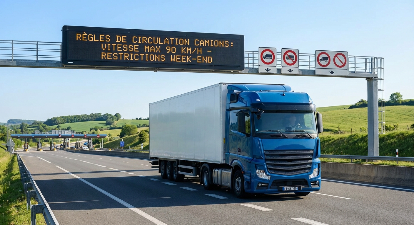 Règles de circulation et restrictions pour camions en France : tout ...